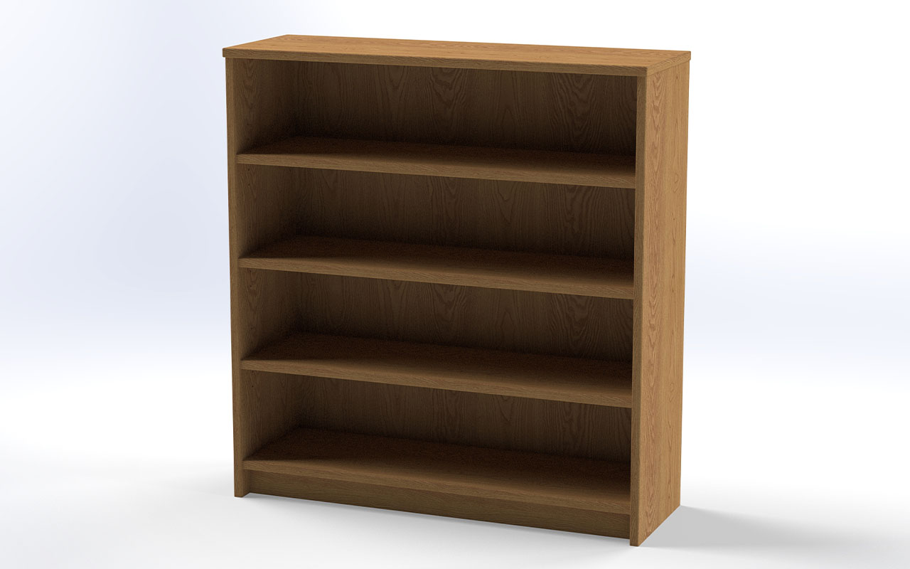 Campus 4 Shelf Bookcase - DCI Furniture